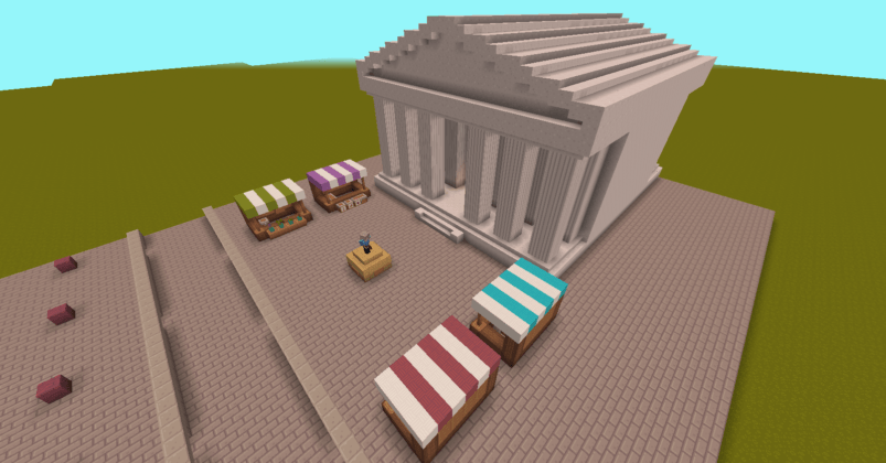ᐅ Build Greek Temple in Minecraft - minecraft-bauideen.de